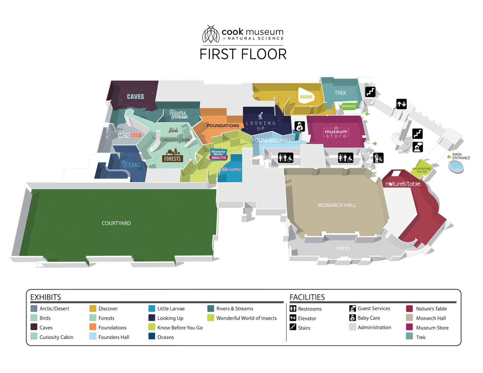 Visitor Information | Cook Museum of Natural Science